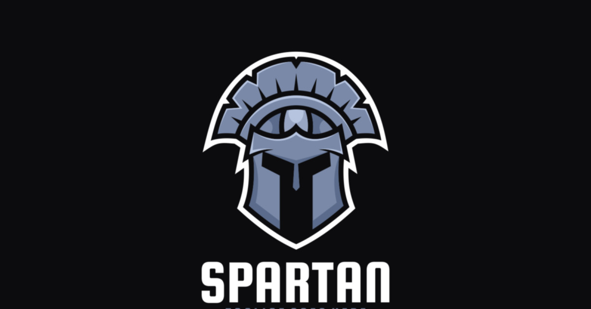 Spartan Simple Mascot Logo 1 #340277 - TemplateMonster