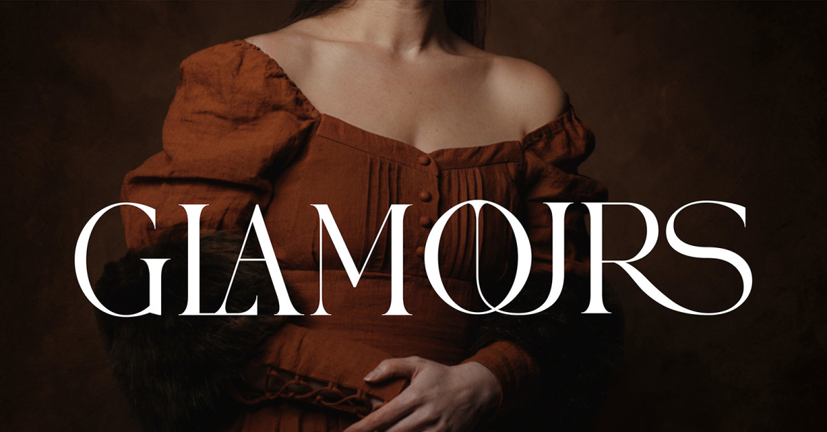 Glamours - Plantilla de fuente Serif - TemplateMonster