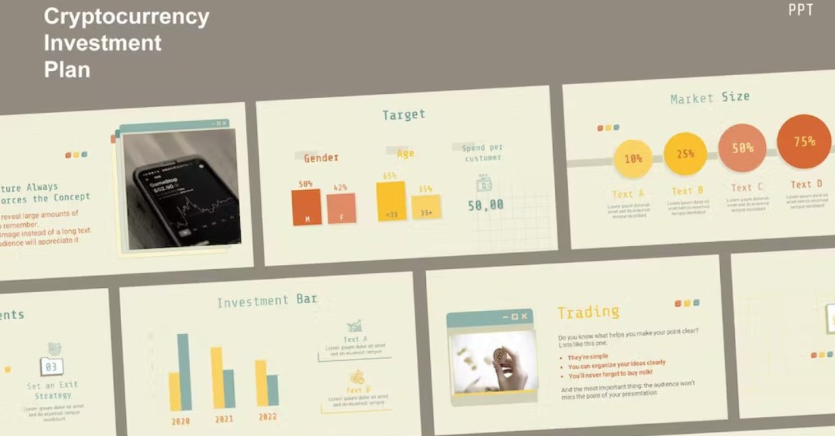 Piano di investimento in criptovaluta Powerpoint