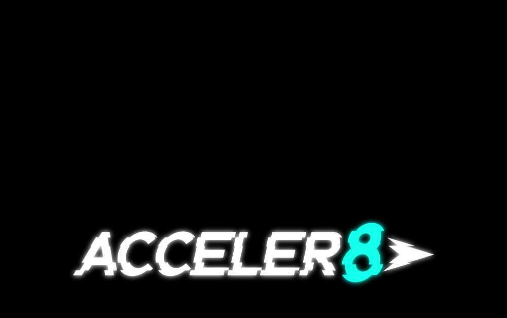 Logo ACCELER8 Adobe Illustrator #340876 - TemplateMonster