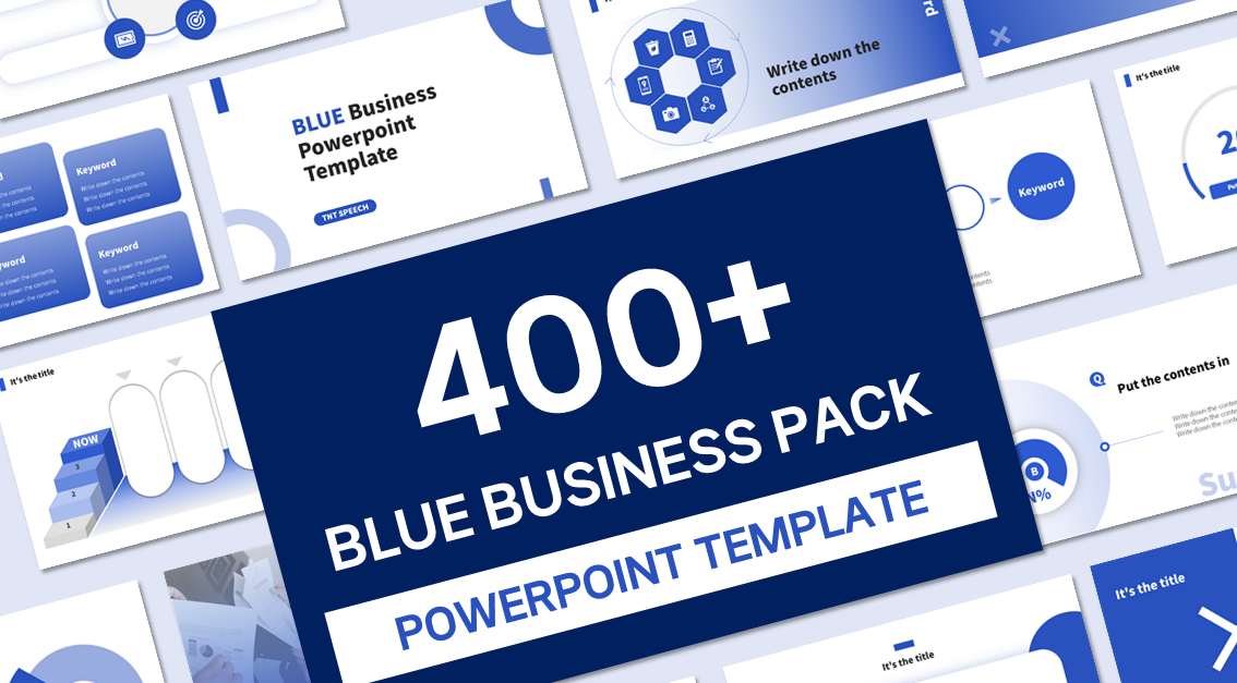 BLU Affari Thema Pack Presentazione PowerPoint