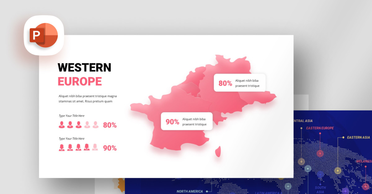 Modèle de présentation de la carte de la sous-région des Nations Unies