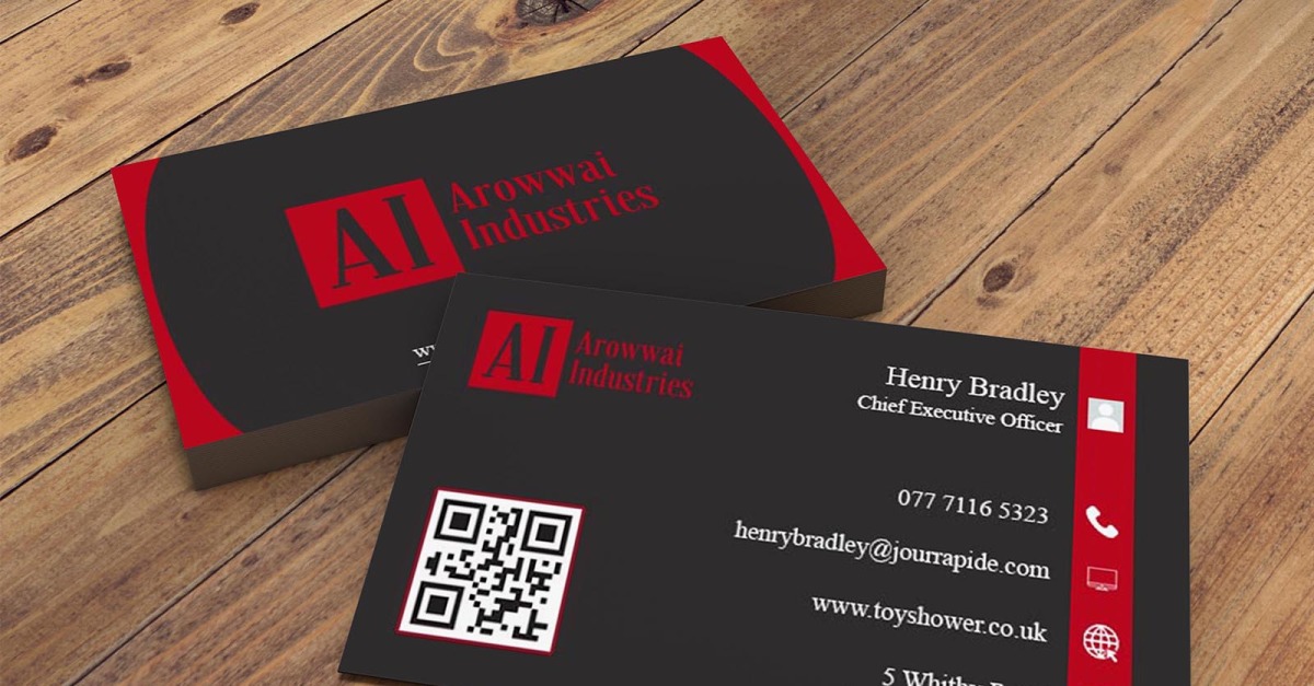 Clean and Minimal Business Card Design Template - Multi Color Business Card