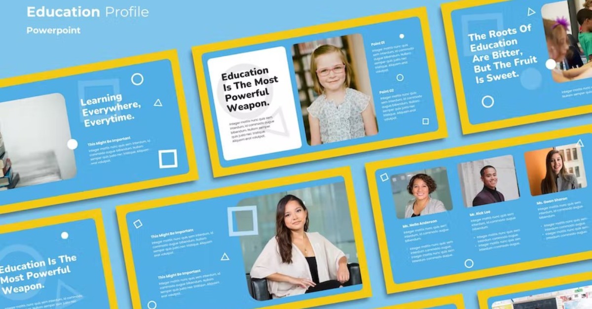 DICHA - Education Profile Powerpoint - TemplateMonster