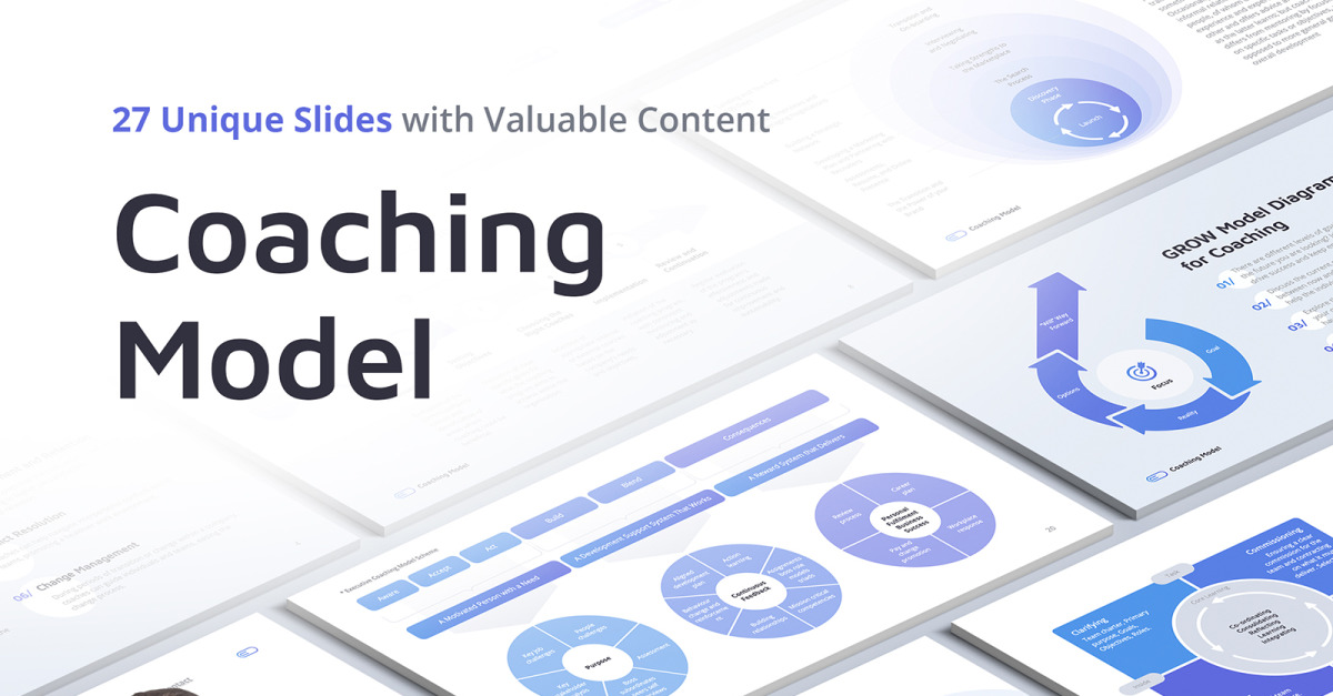 Coaching Models for PowerPoint #342087 - TemplateMonster