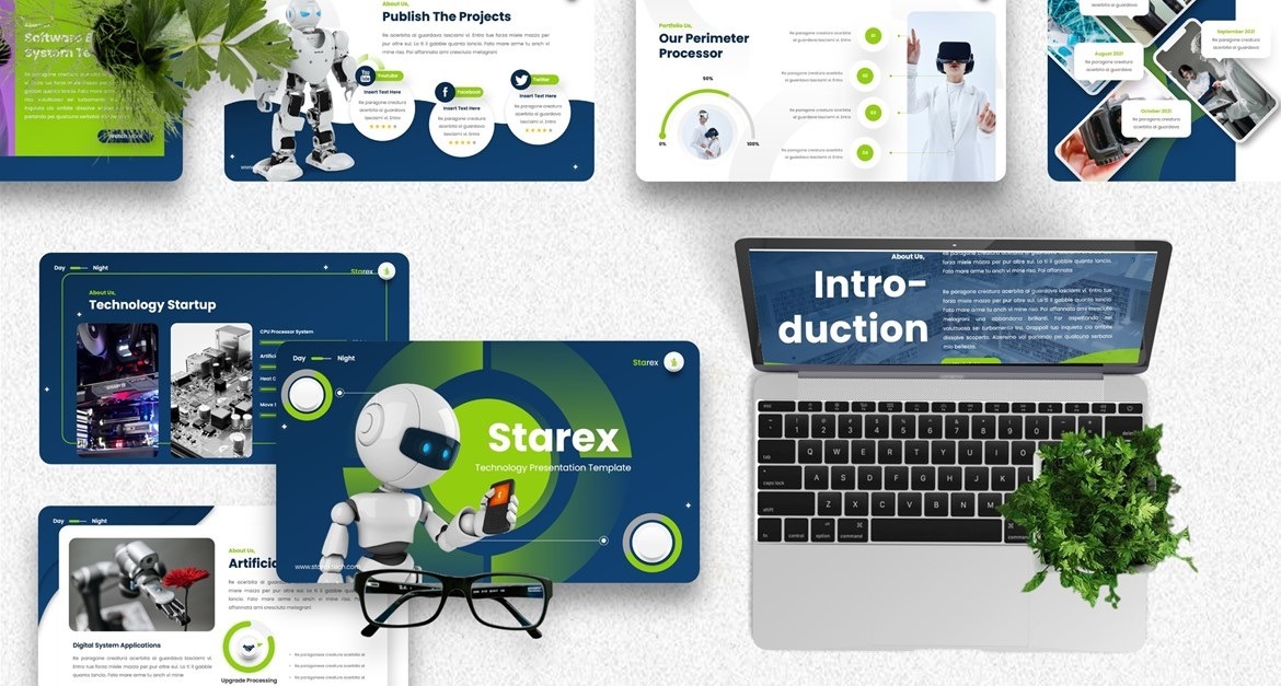 Starex - Technology Powerpoint Template - TemplateMonster