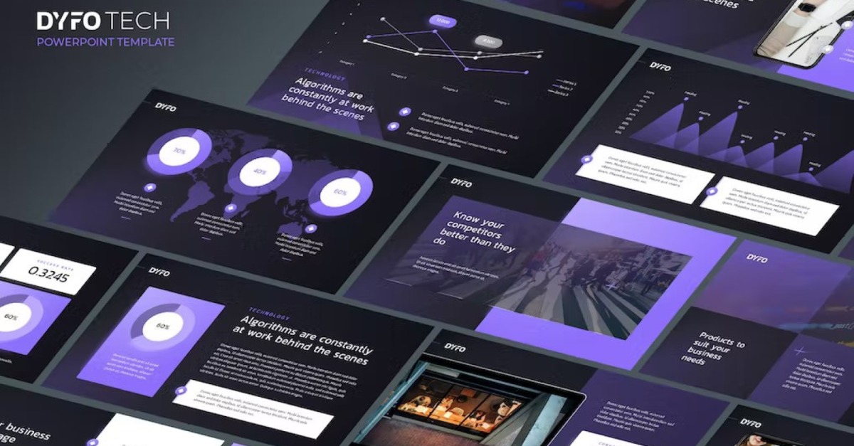 DYFO - Technology Theme Powerpoint Template - TemplateMonster