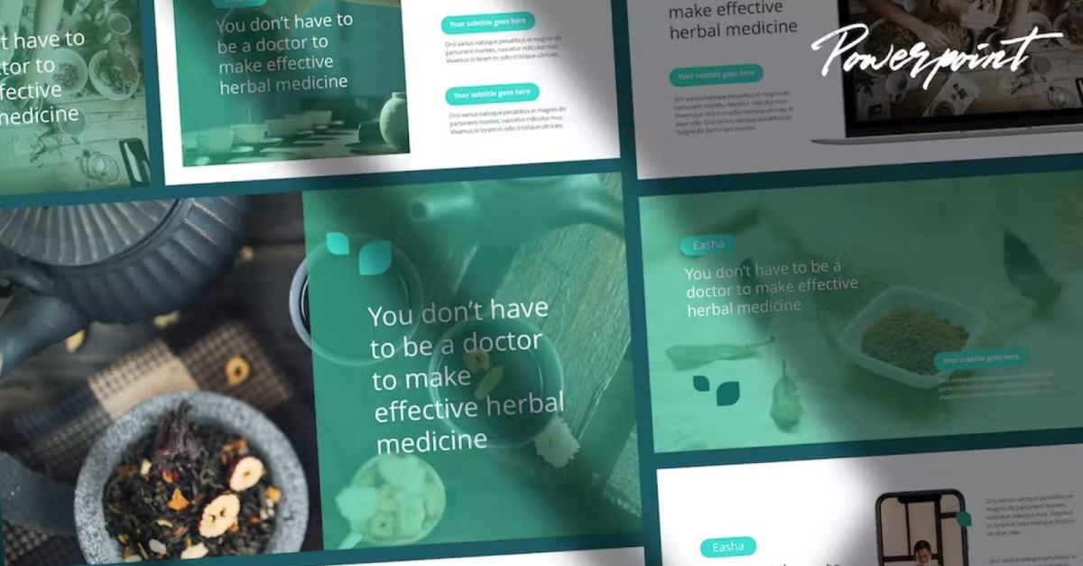 Easha - Medical & Herbs Presentation Template