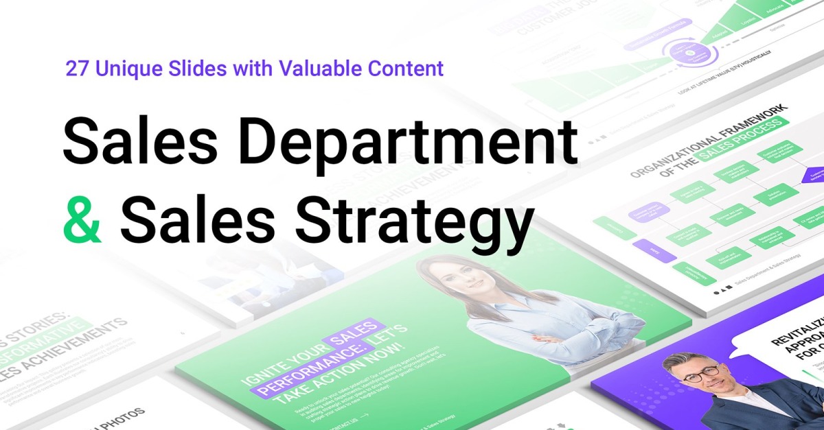 Sales Department and Sales Strategy for PowerPoint