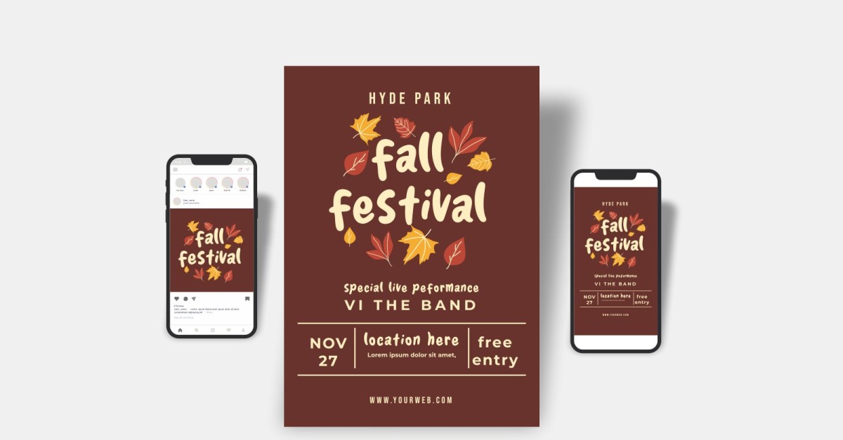 Fall Festival Bundle Template 2 #342368 - TemplateMonster