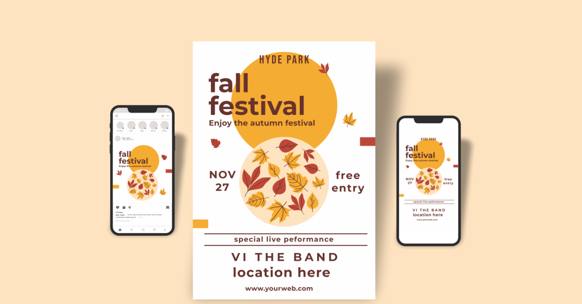 Fall Festival Bundle Template 3 #342513 - TemplateMonster