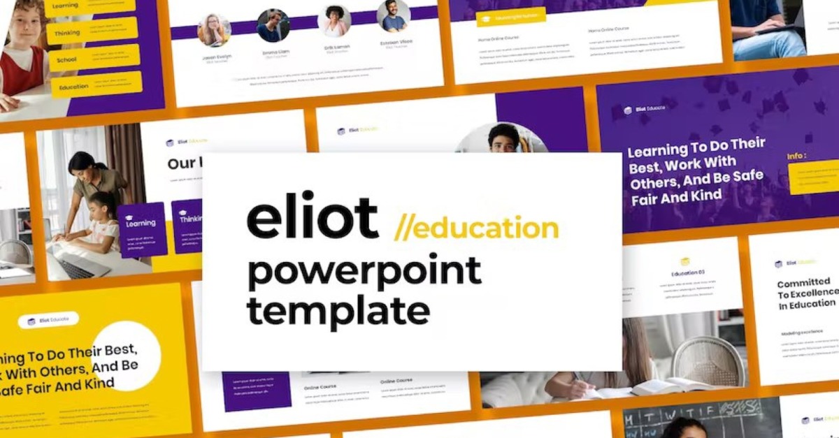 Eliot - Education Template Powerpoint - TemplateMonster