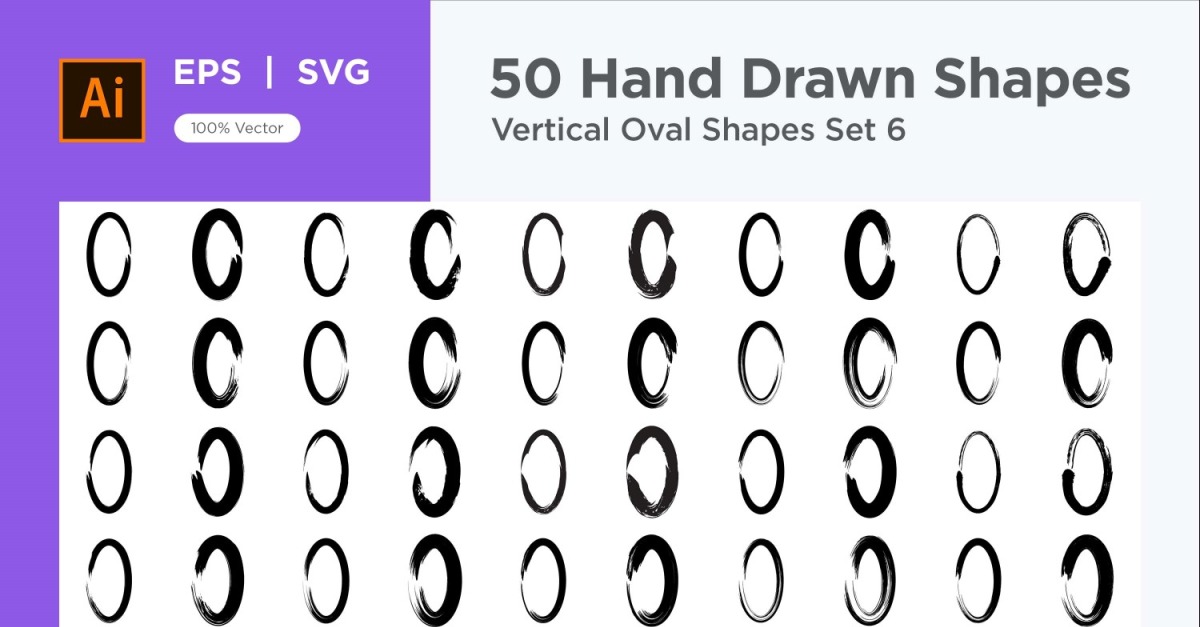 Forma ovalada vertical 50_Set V 6 #342727 - TemplateMonster