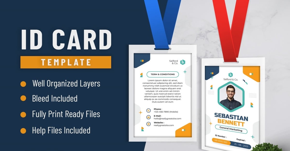 Creative General Marketing ID Card #342942 - TemplateMonster