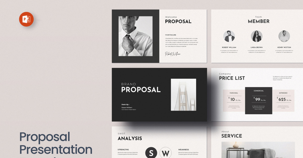 Brand Proposal PowerPoint Presentation Template