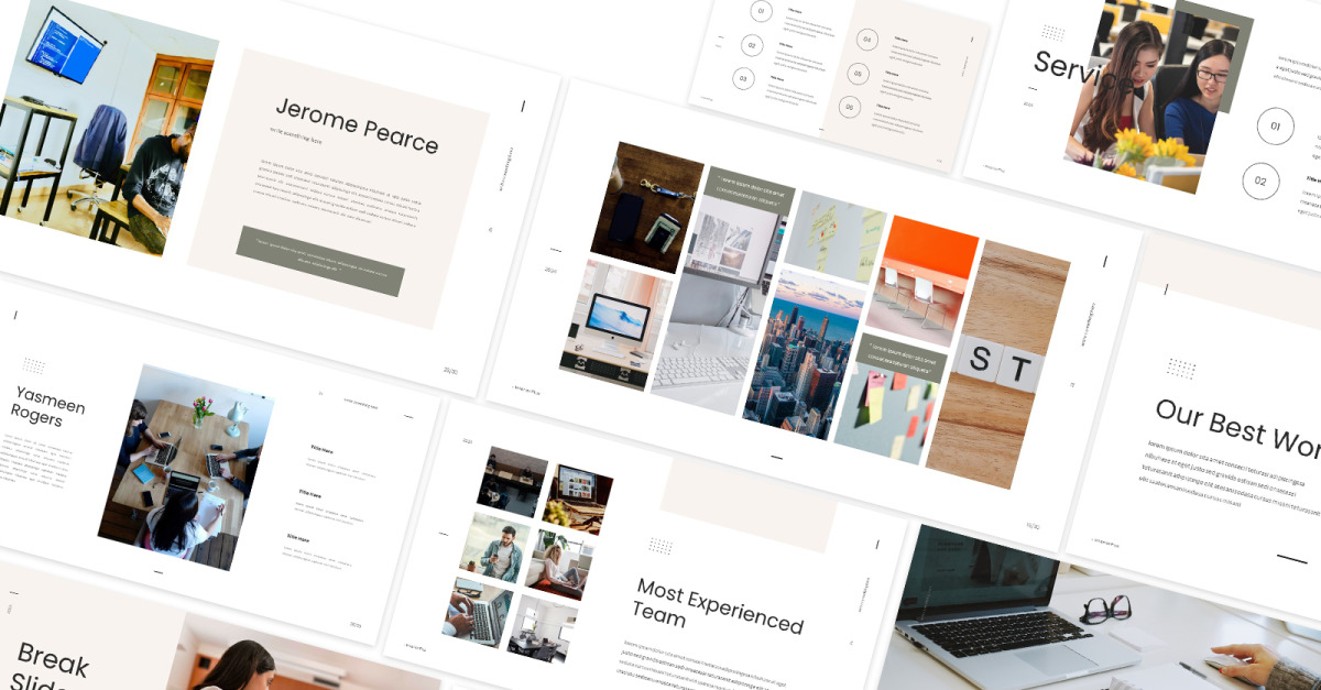 Fortune Interior Google Slides Template - TemplateMonster