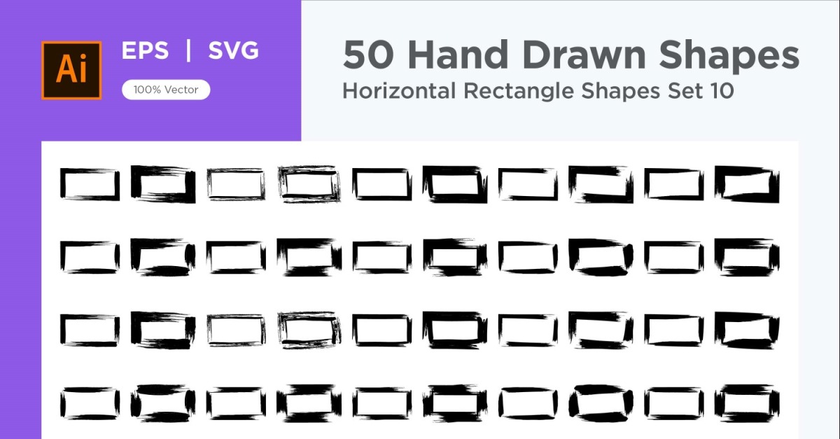 Horizontale Rechteckform 50_Set V 10 - TemplateMonster