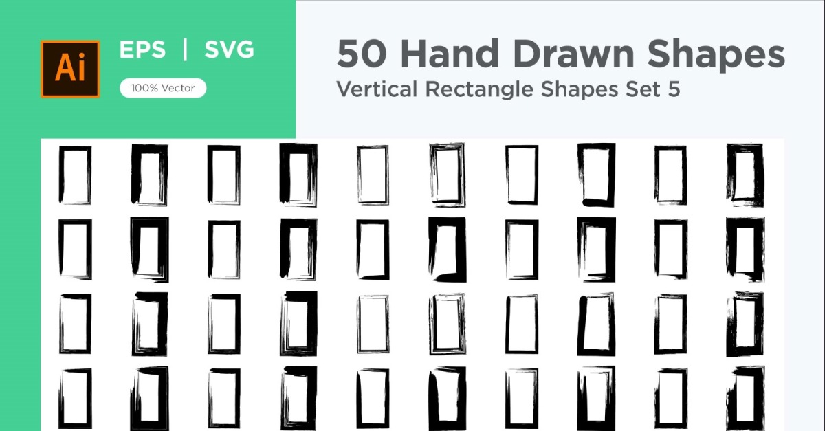 Rectángulo vertical Forma 50_Set V 5 - TemplateMonster