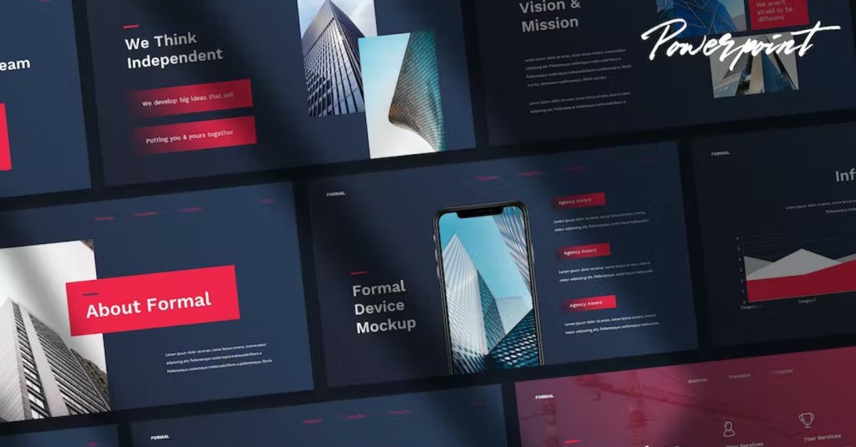 Formel - Modèle Powerpoint Tech Business - TemplateMonster