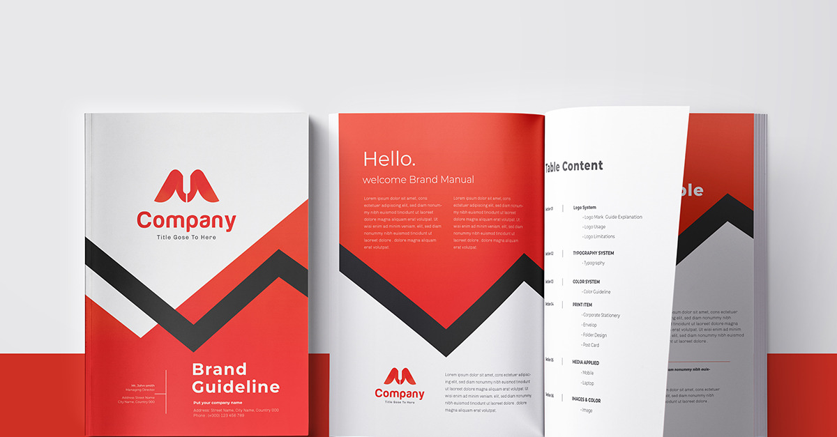 Creative Modern Brand Guidelines Design - TemplateMonster
