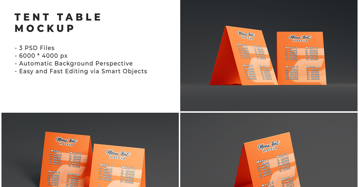 Çadır Tablo Mockup Şablonu #344343 - TemplateMonster