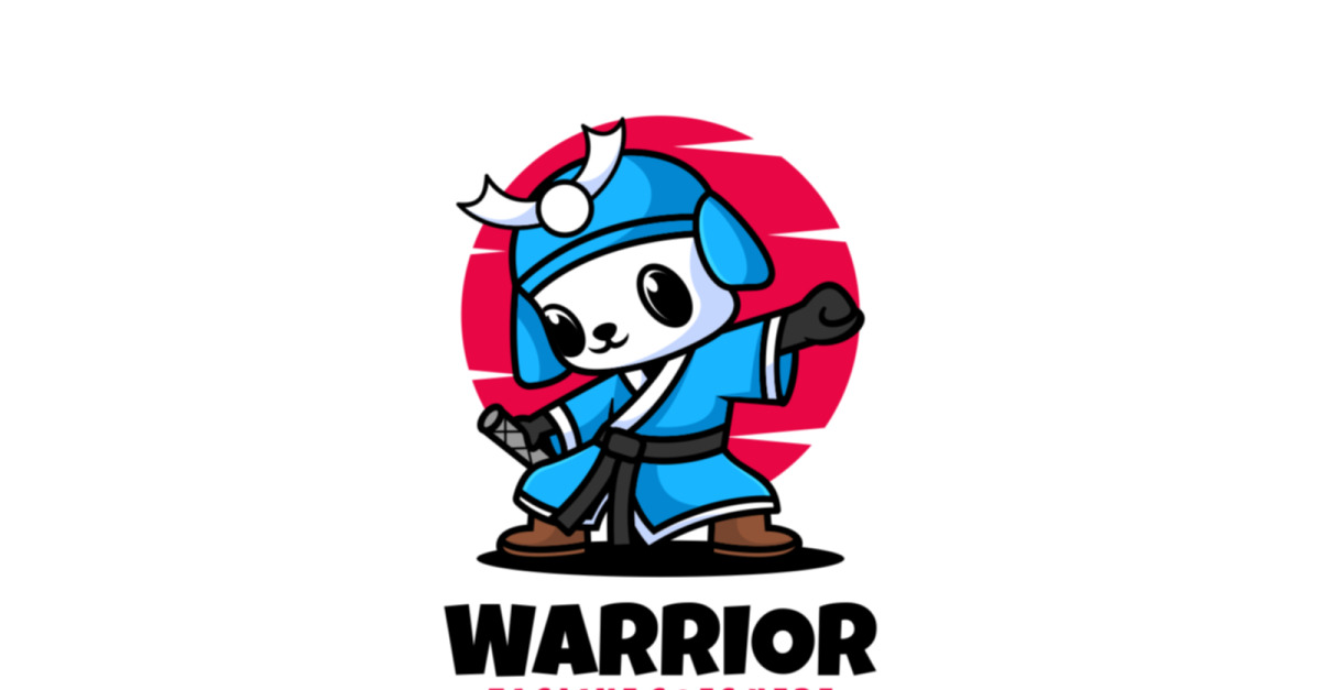 Warrior Mascot Cartoon Logo 2 #344317 - TemplateMonster