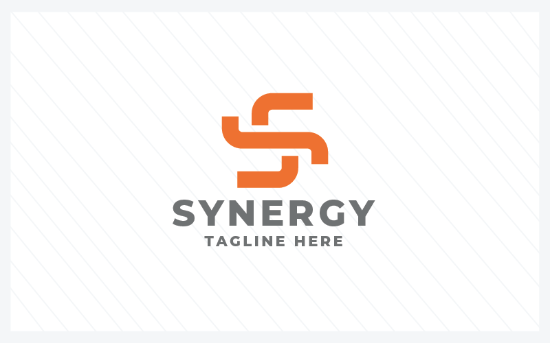 Synergy Work Letter S Pro Logo Template - TemplateMonster