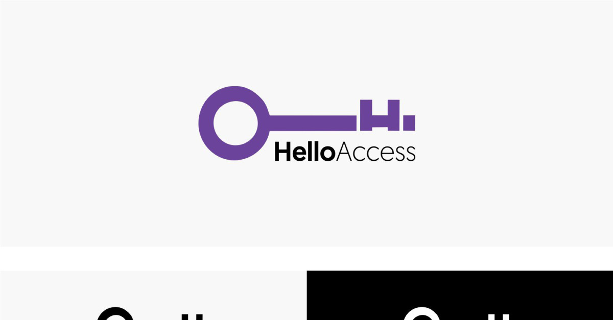 Hello Access Logo Design Template #344834 - TemplateMonster