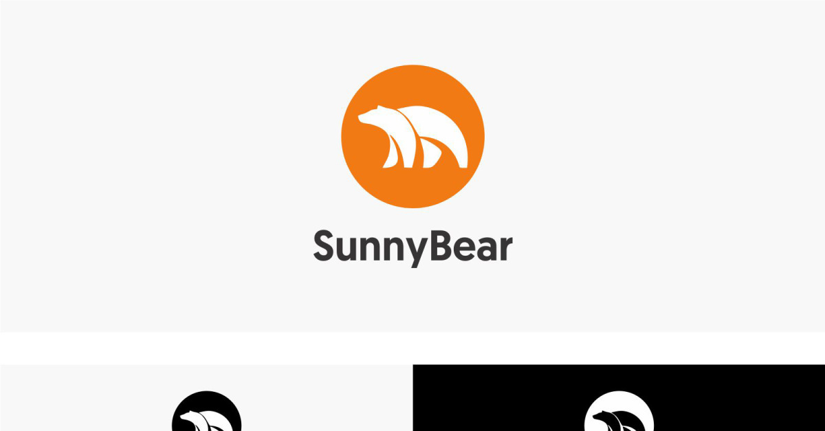 Sunny Bear Logo Design Template #344852 - TemplateMonster