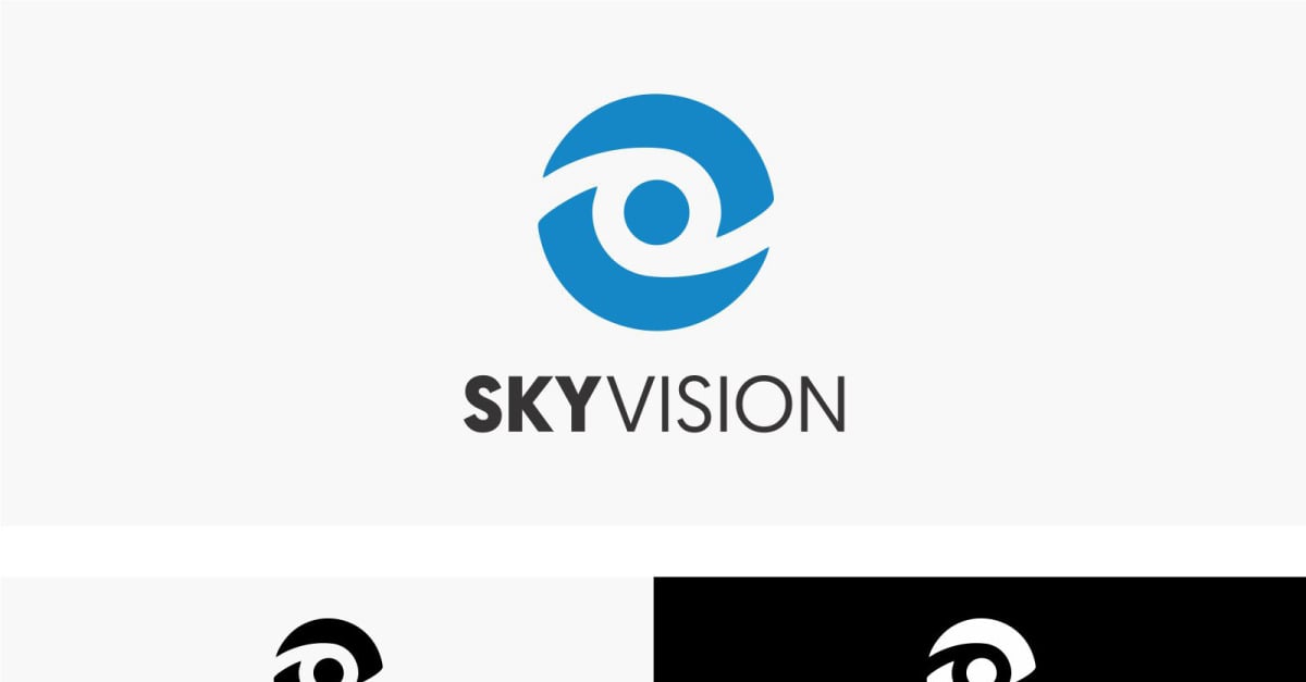 Sky Vision Logo Design Template #345027 - TemplateMonster