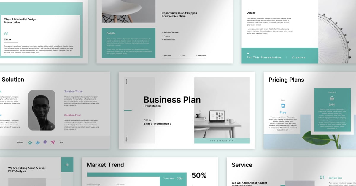 Business Plan Presentation Drawing Creative Business Plan Presentation