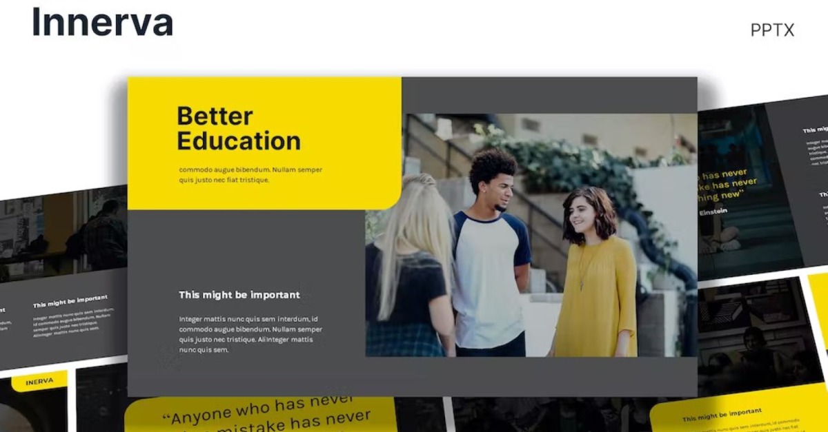 Inerva - Tema Tech & University Powerpoint