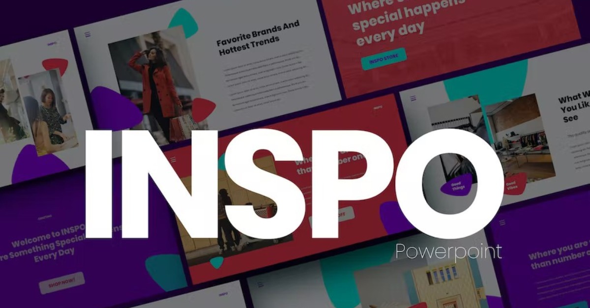 INSPO – Stilvolle Powerpoint-Vorlage - TemplateMonster