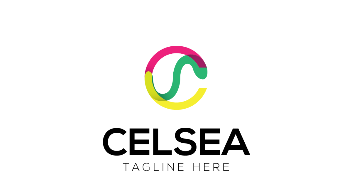 Celsea-Logo-Vorlage bunt #345695 - TemplateMonster
