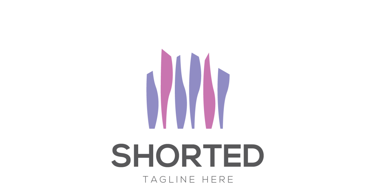 Shorted Logo Template Colorful #345696 - TemplateMonster