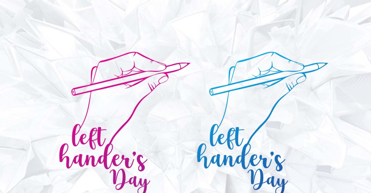 Left Hander's Day Logo Design - Brand Identity