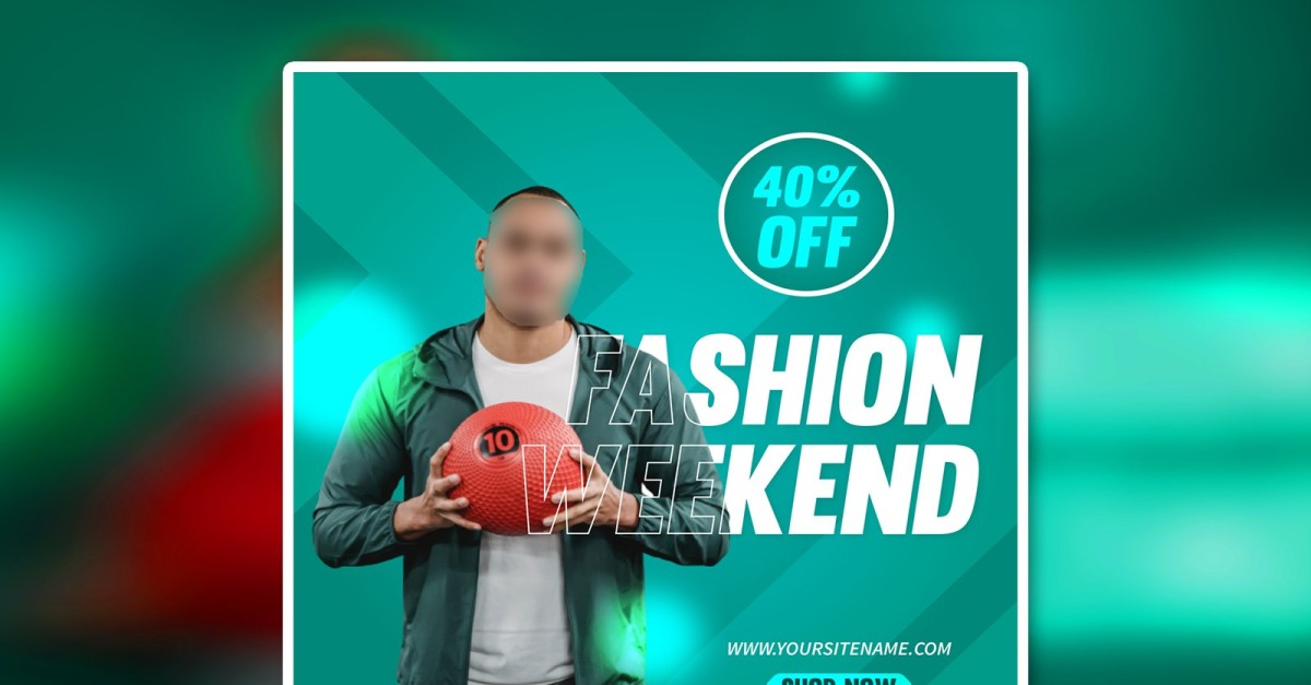 Fashion Social Media Promotional Eps Ads Banner Template