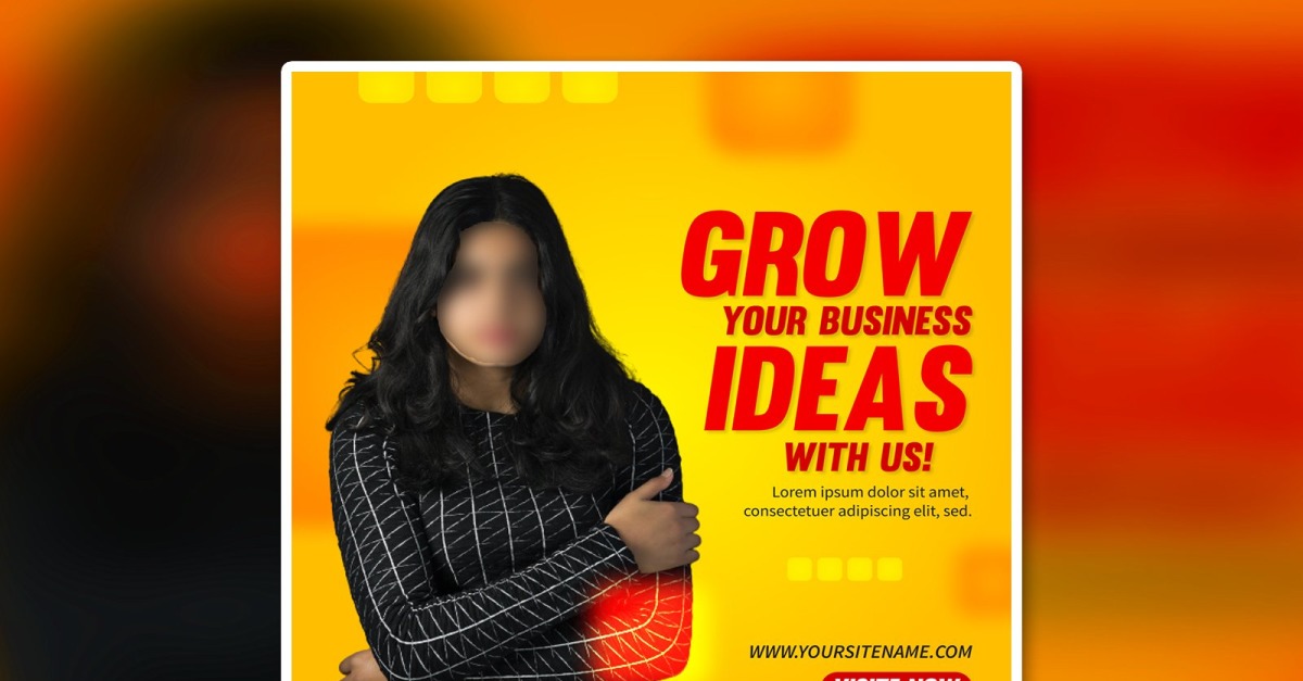 Social Media Business Promotional Eps Ads Banner Template