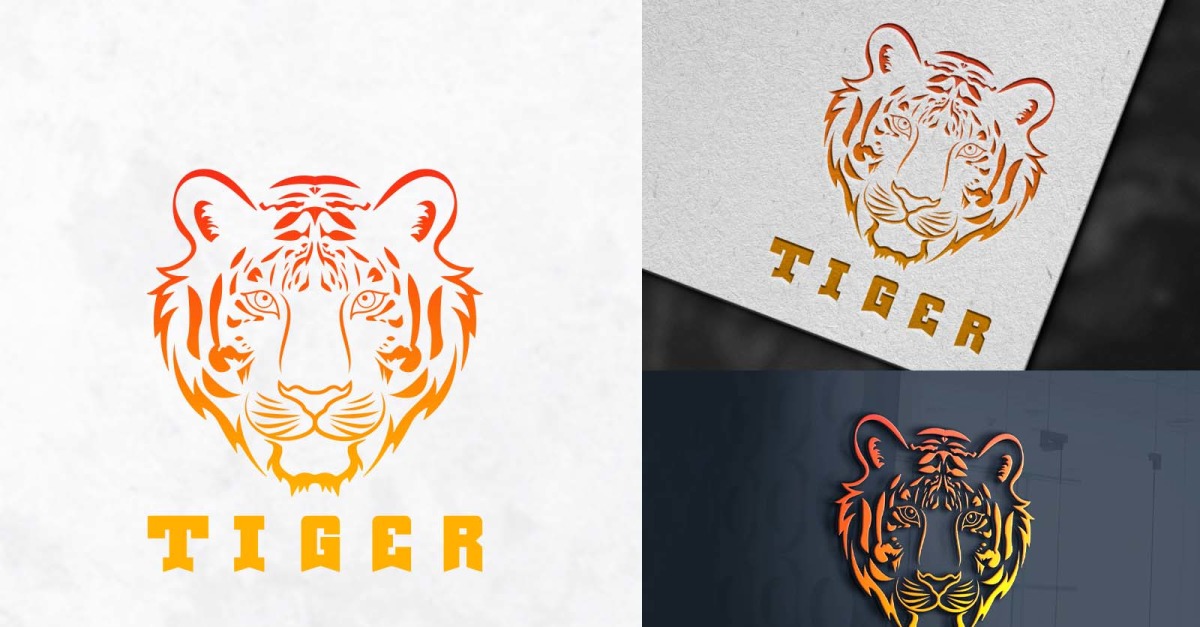 Création de logo Tiger - Identité de marque - TemplateMonster