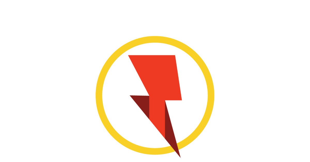 Thunderbolt logo flash lightning logo v13 - TemplateMonster