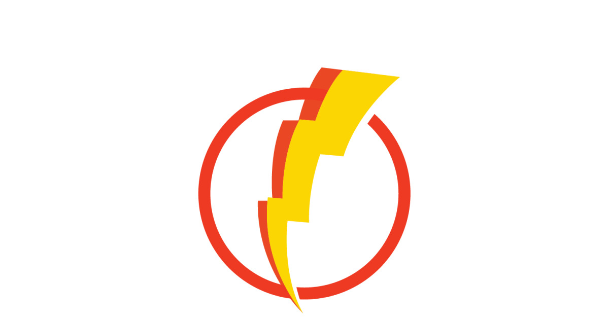 Thunderbolt logo flash lightning logo v15 - TemplateMonster