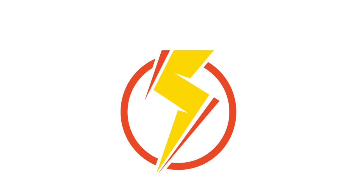 Thunderbolt logo flash lightning logo v17 - TemplateMonster