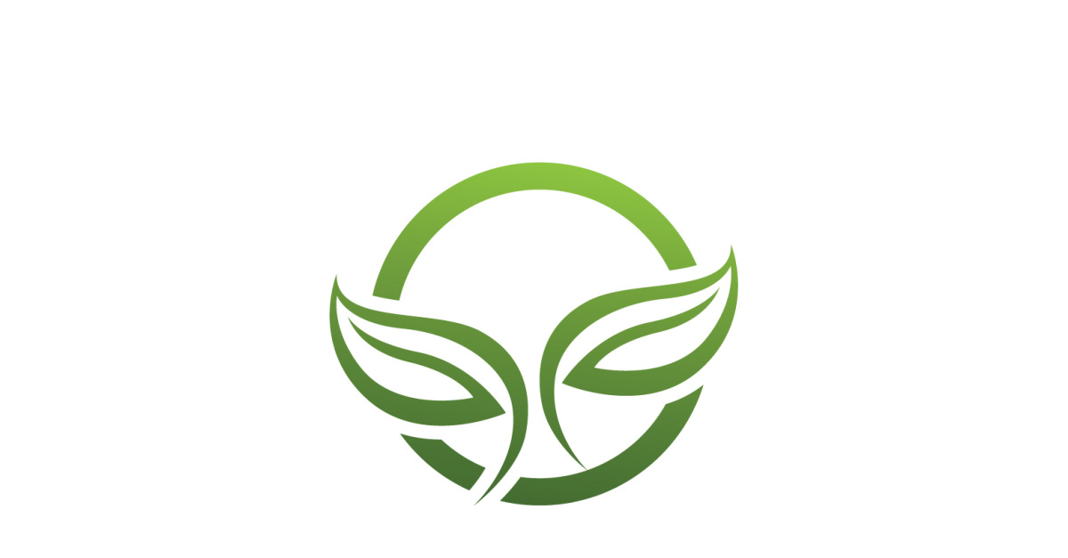 Yaprak yeşil ekoloji doğa taze logo vektör v17