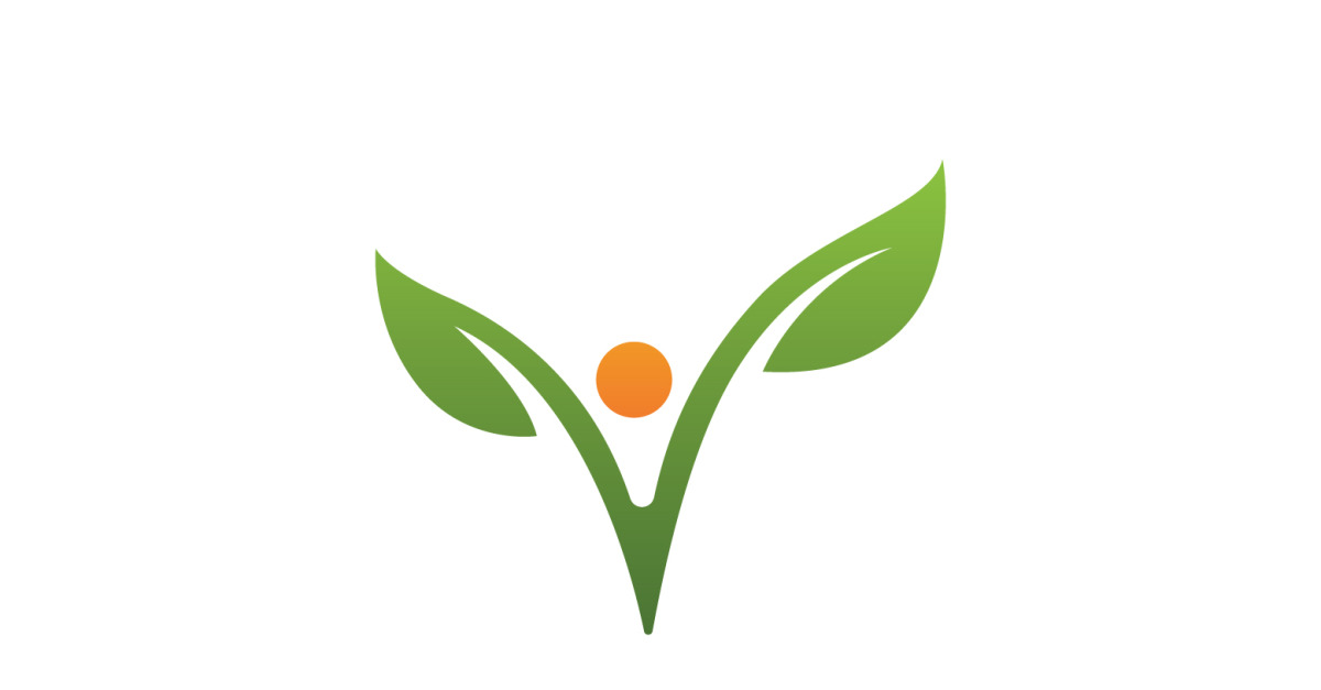 Yaprak yeşil ekoloji doğa taze logo vektörü v33