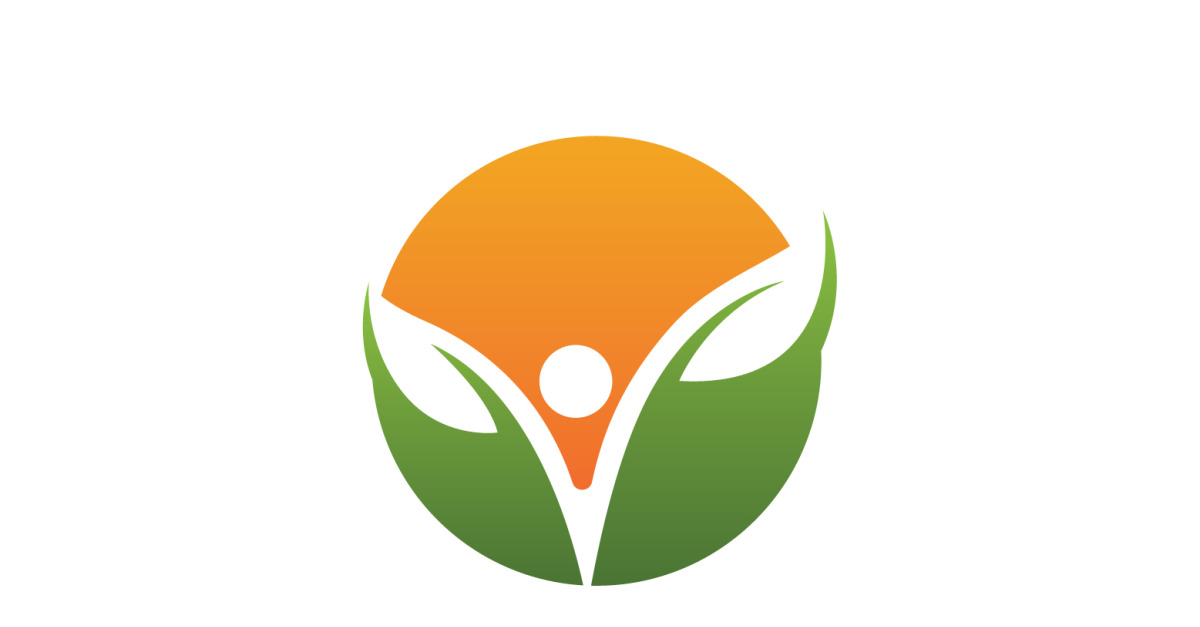 Yaprak yeşil ekoloji doğa taze logo vektörü v35