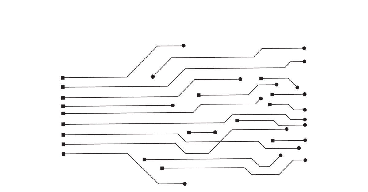 Circuit line board logo v4 #347064 - TemplateMonster