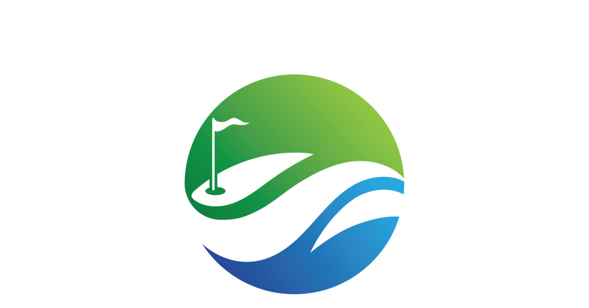 Golf icon logo sport vector v25 #347168 - TemplateMonster