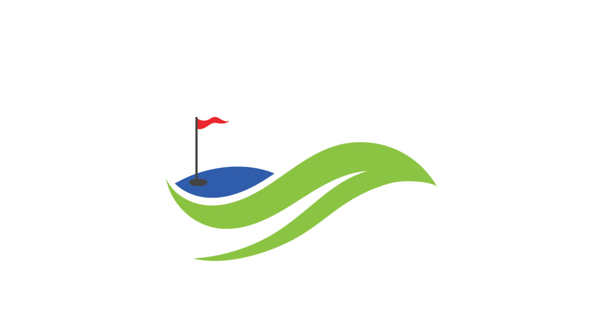 Golf icona logo sport vettore v14 #347157 - TemplateMonster