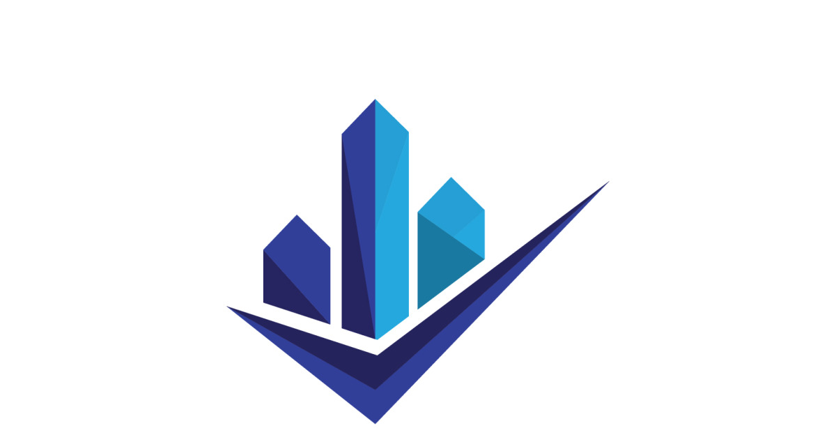 Modern city building logo tower logo template v6