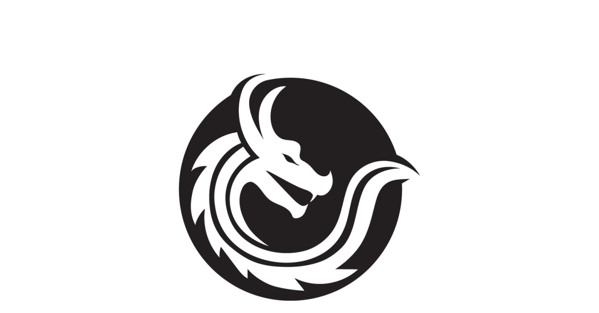 Dragon fire head logo template v13 #347444 - TemplateMonster
